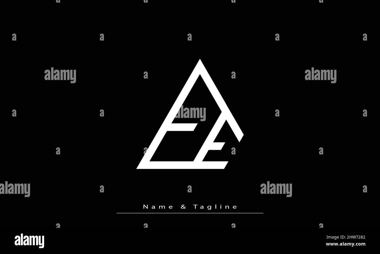 Alphabet letters Initials Monogram logo EE Stock Vector Image & Art - Alamy