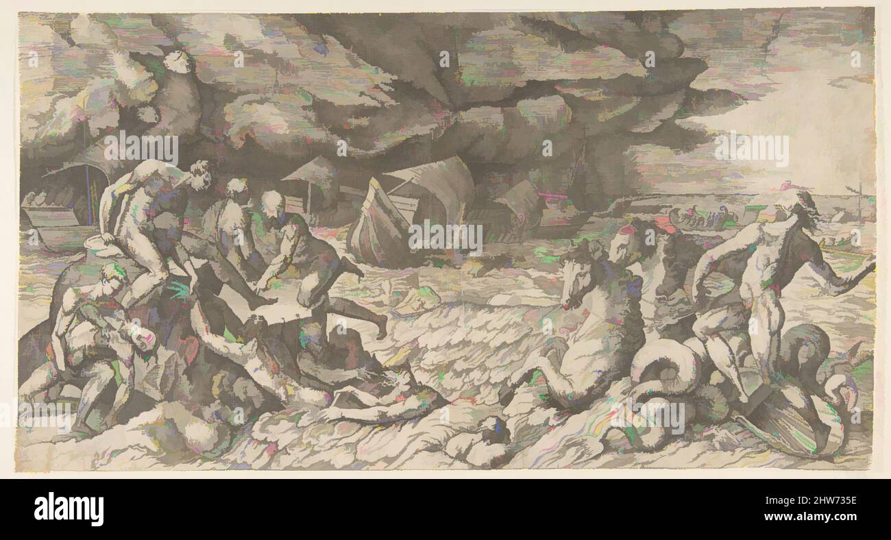 Art inspired by Neptune calming the Tempest Aeolus raised against the ...