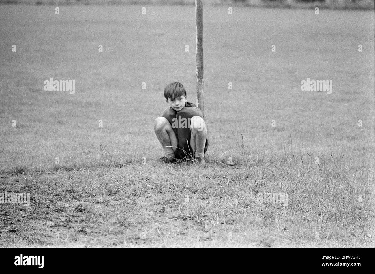 David Bradley, (aged 14) playing the part of Billy Casper, pictured ...