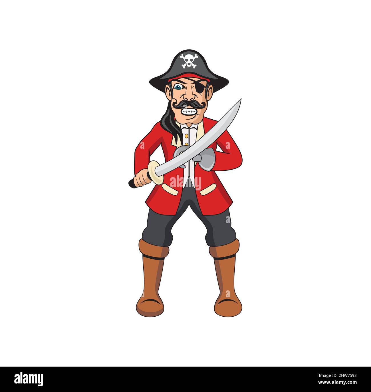 Cartoon of pirates design illustration vector eps format , suitable for ...