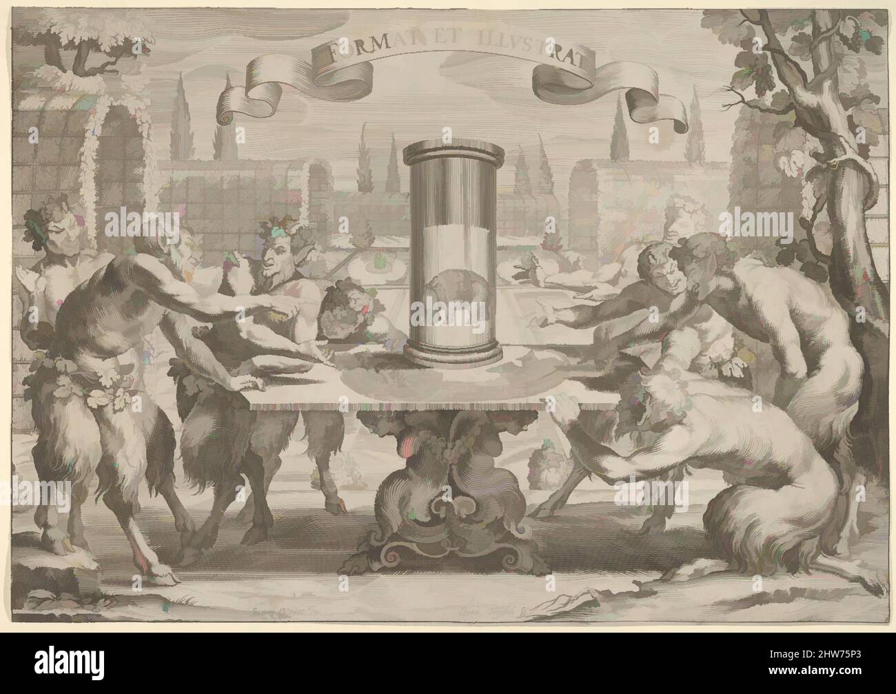 Art inspired by Satyrs Admiring the Anamorphosis of an Elephant, 17th ...