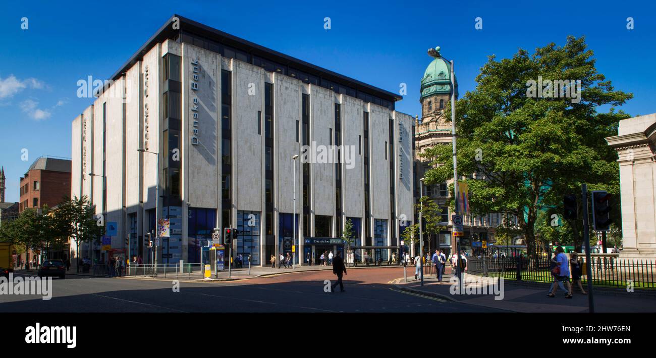 Danske Bank, Donegall Square, Belfast, Northern Ireland Stock Photo - Alamy