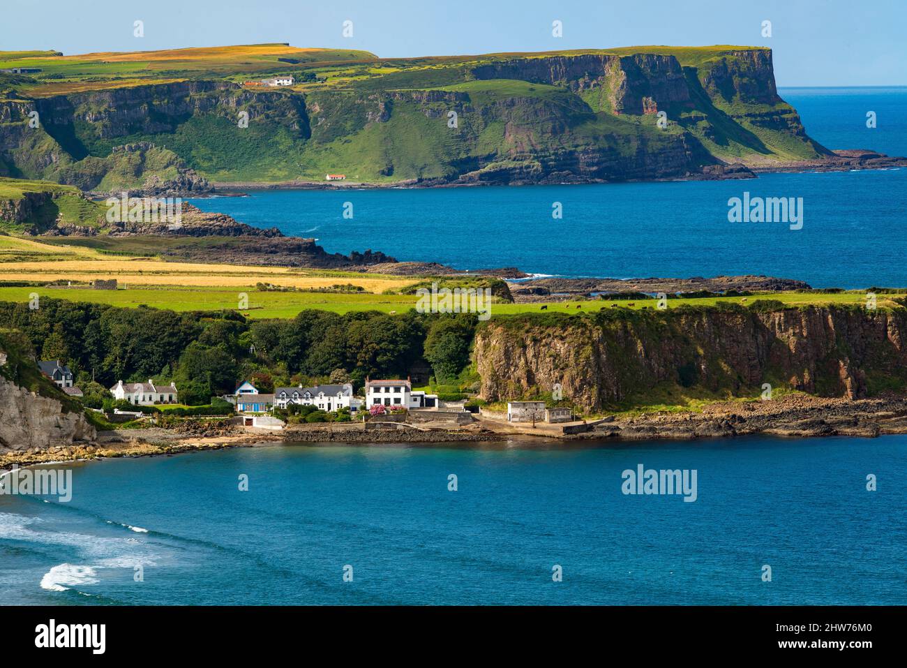 Portbradden, White Park Bay, County Antrim, Northern, Ireland Stock ...