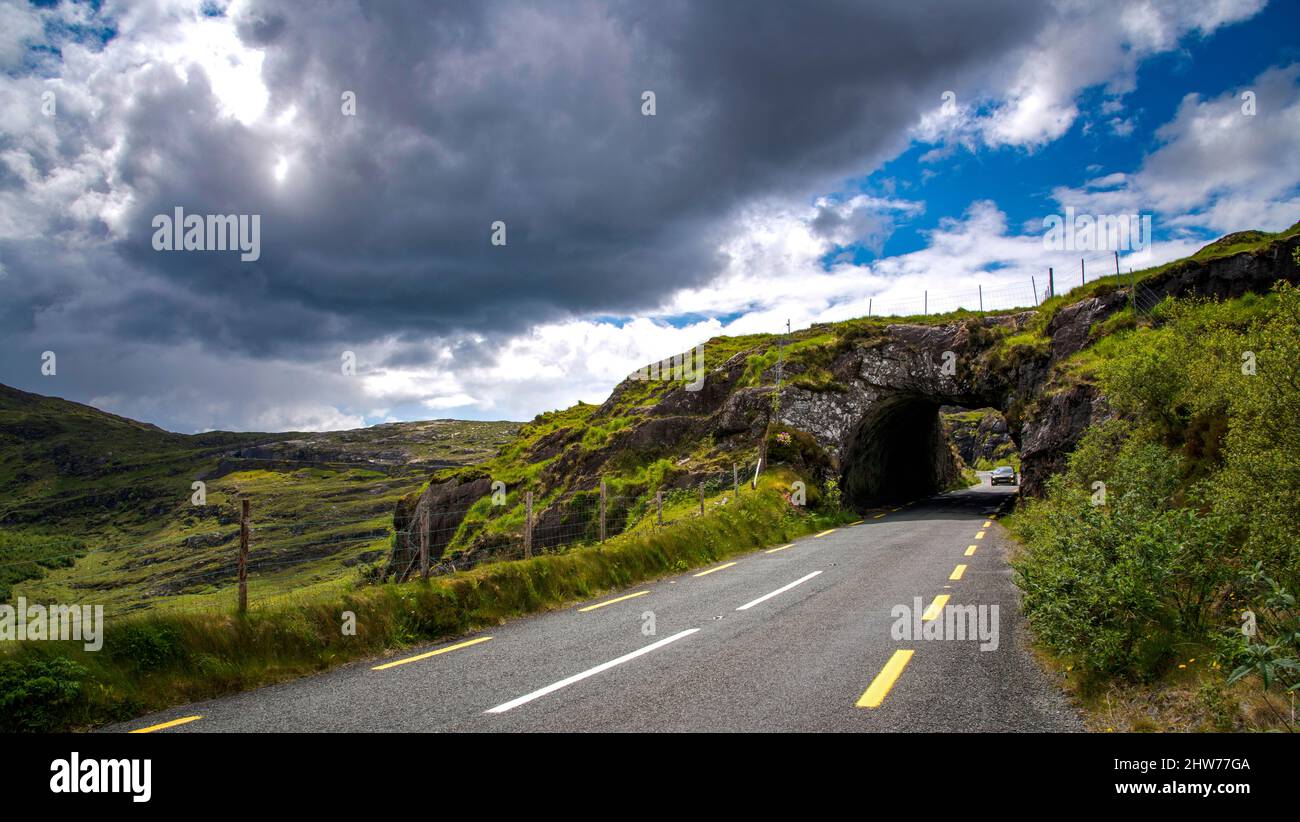 Tunnel on kenmare road hi-res stock photography and images - Alamy