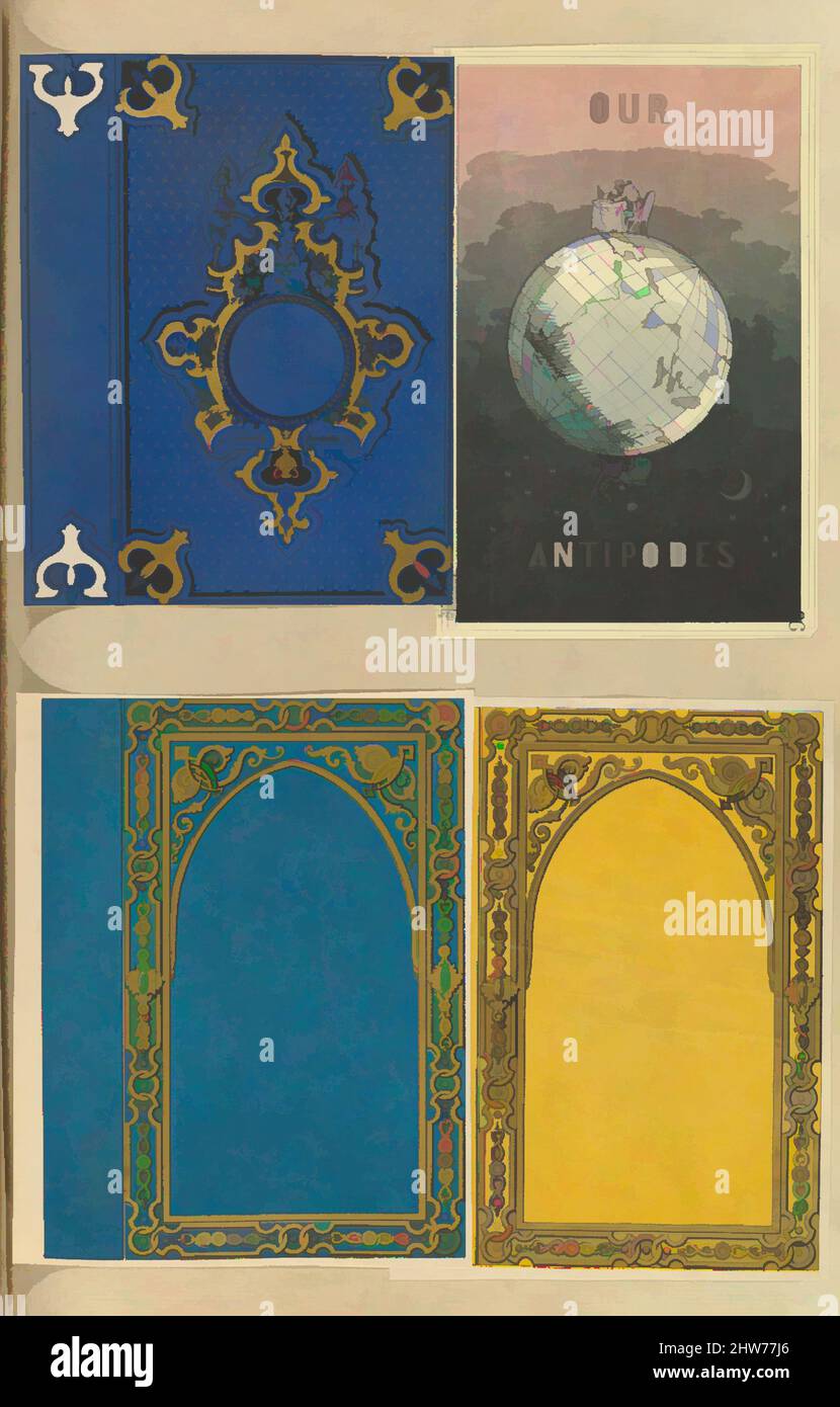 Art inspired by Four Lithographed Bookcovers, One for Our Antipodes ...