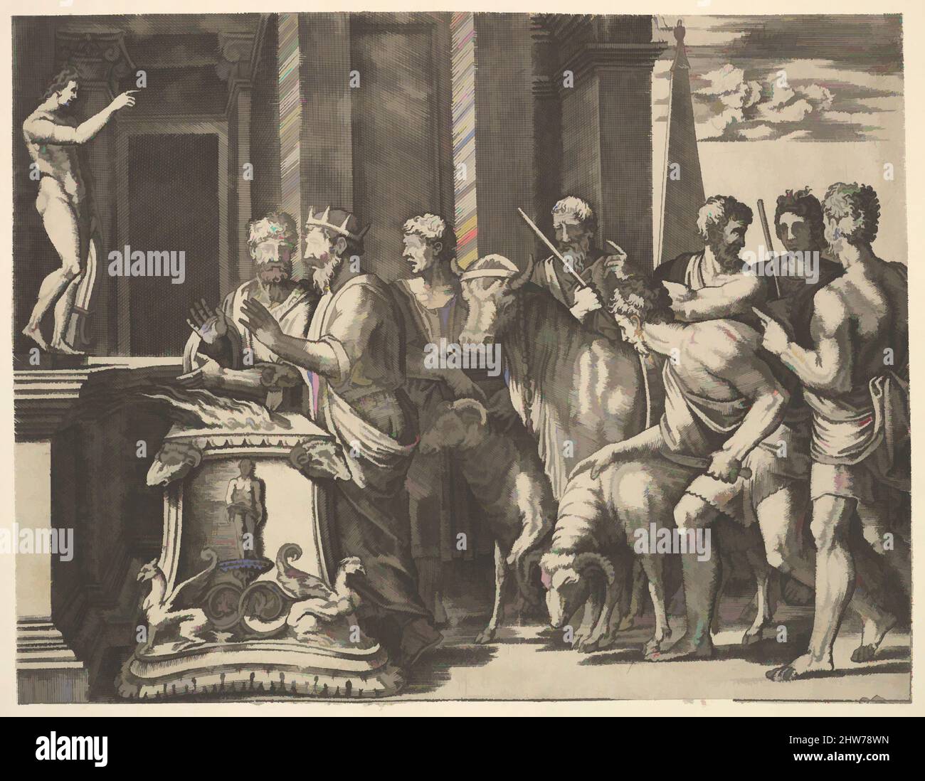 Art inspired by Psyche's father consulting the oracle, from 'The Fable ...