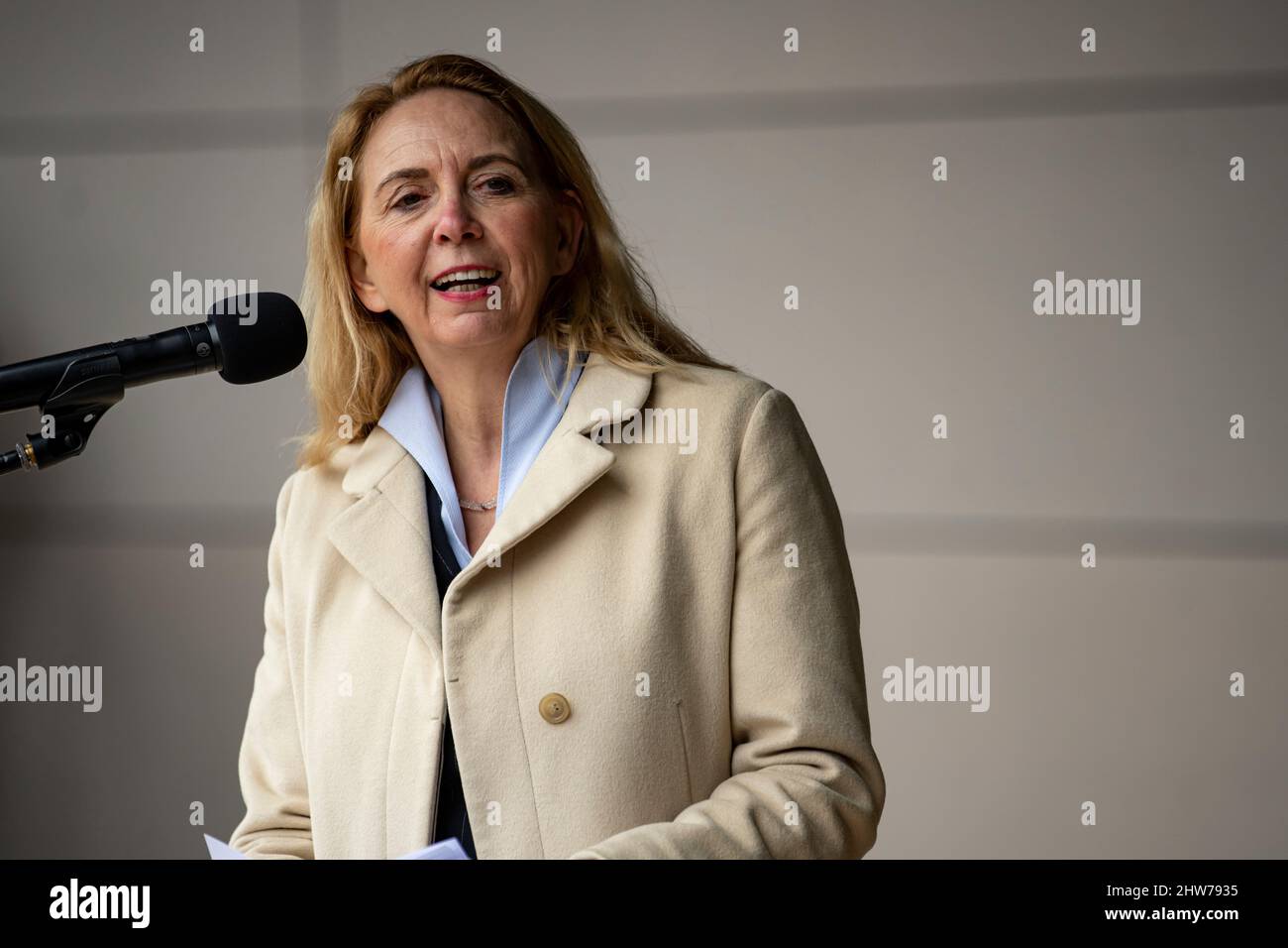 Berlin, Germany. 04th Mar, 2022. Barbara Slowik, Berlin police chief ...