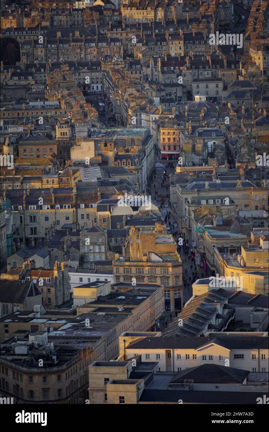 sunset golden hour from Alexandra park bath Stock Photo - Alamy