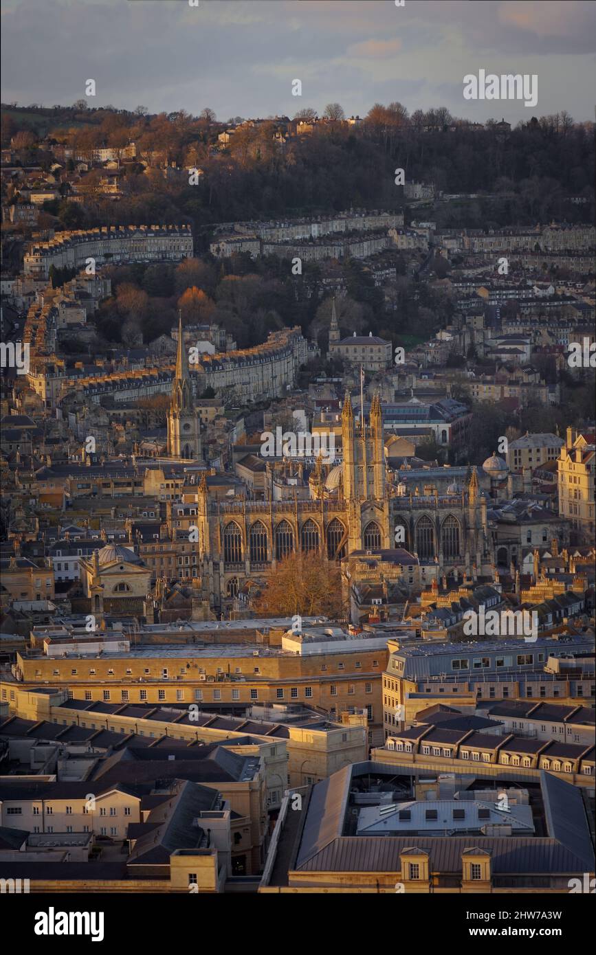 sunset golden hour from Alexandra park bath Stock Photo - Alamy