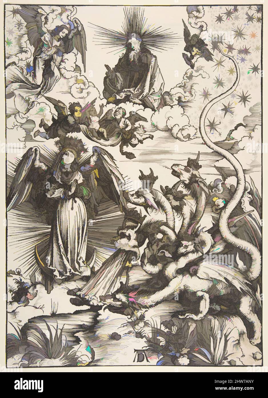 Art inspired by The Apocalyptic Woman, from the Apocalypse series, 1511 ...