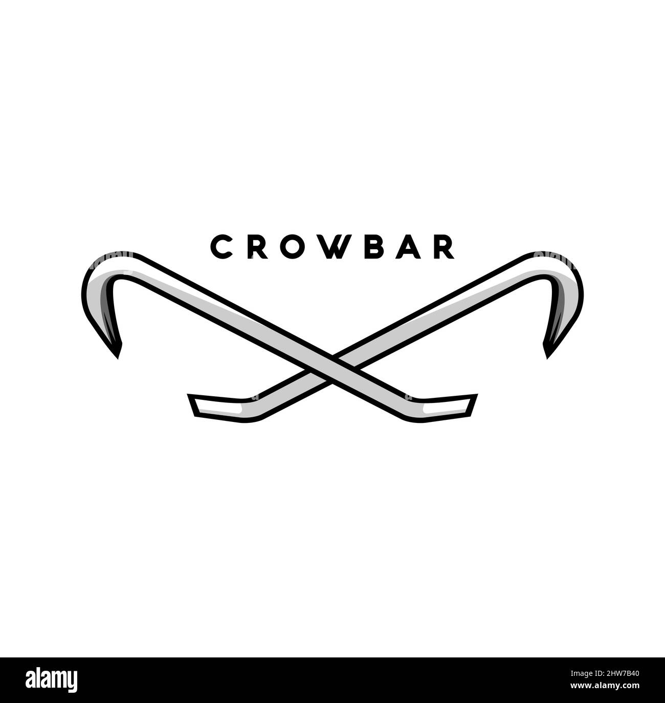 Crowbar design illustration vector eps format , suitable for your ...