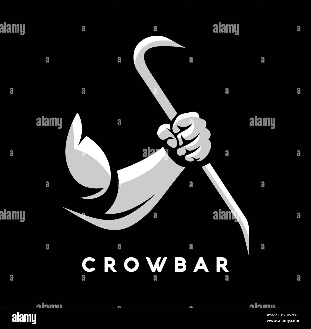 Crowbar design illustration vector eps format , suitable for your ...