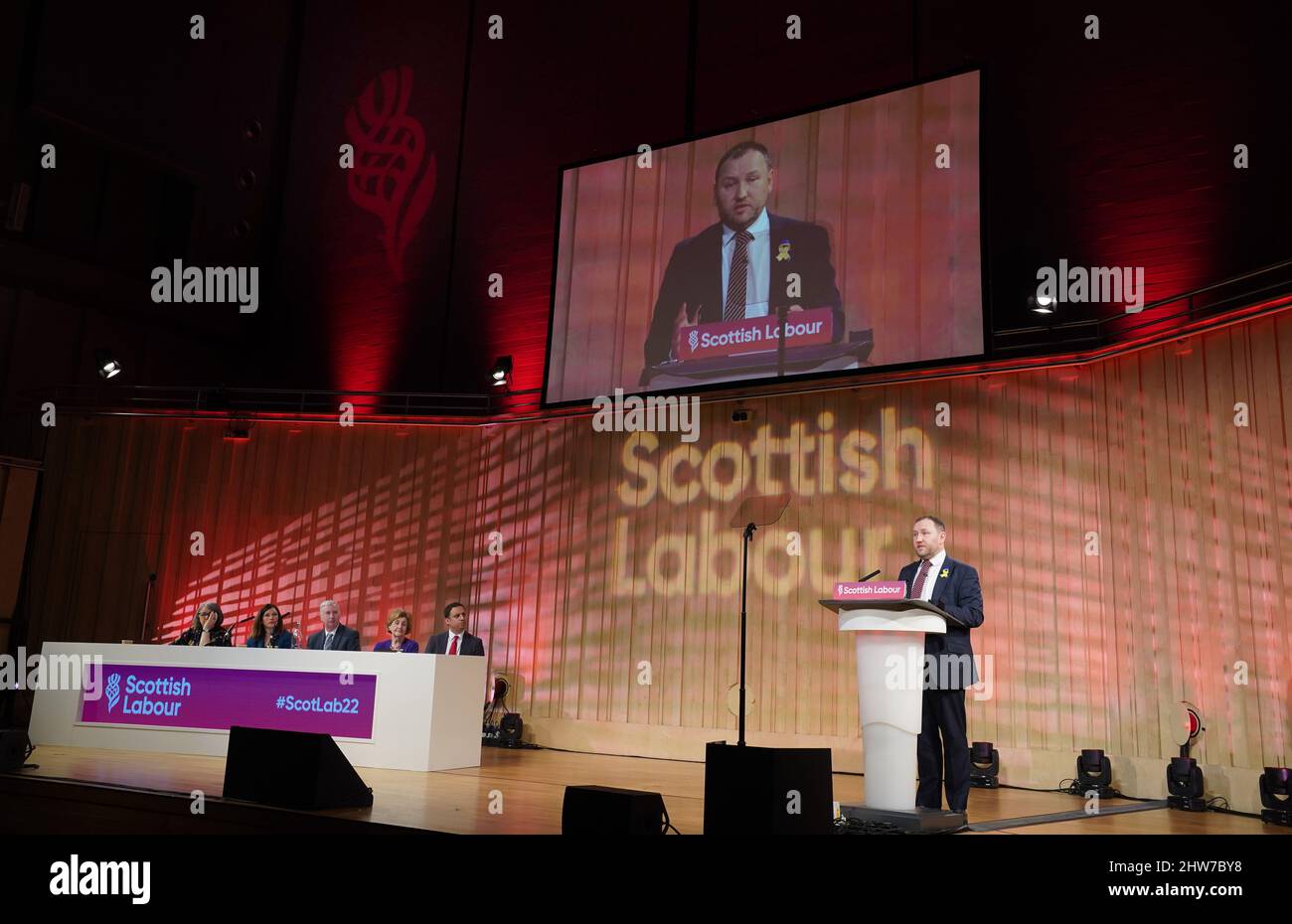 Scottish Labour MP Ian Murray speaking during the Scottish Labour ...