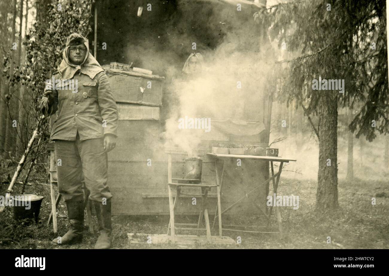WWII WW2 german soldiers ready to invades Russia - 17 June 1941 ...