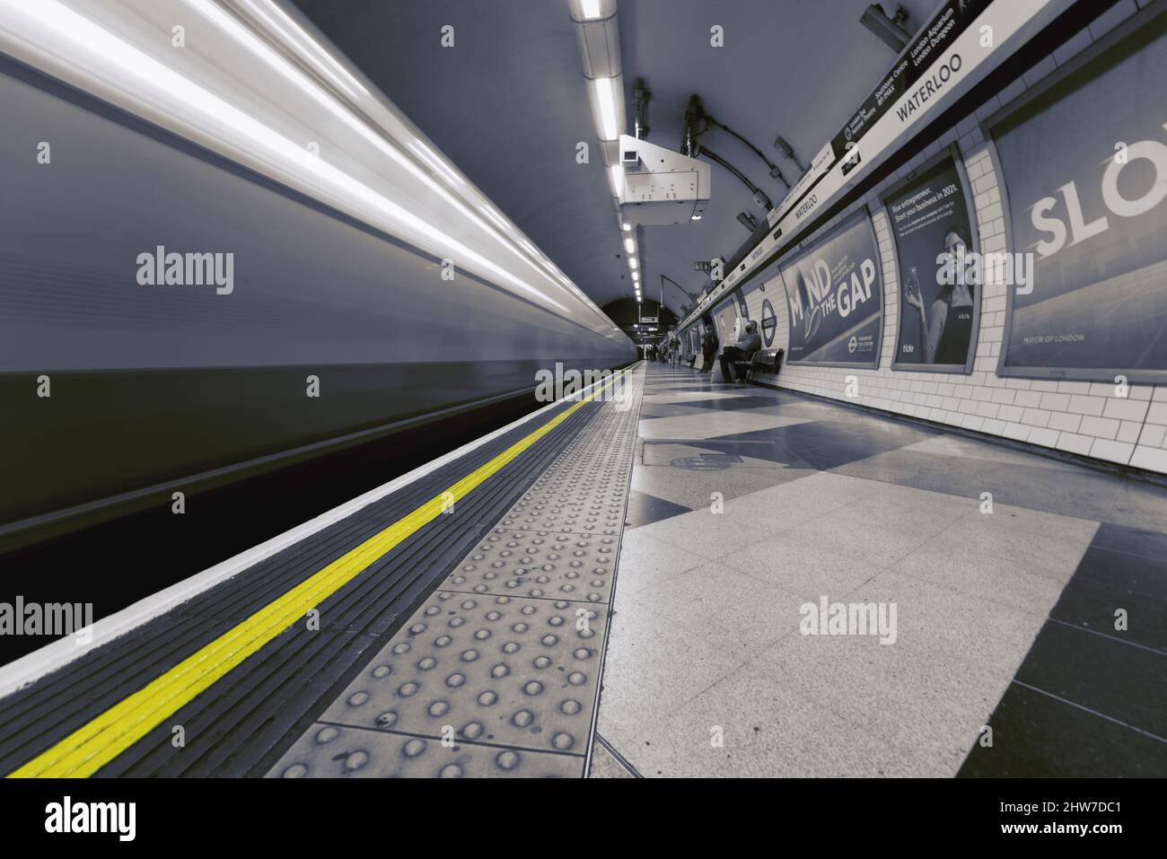 Entering tube station hi-res stock photography and images - Alamy