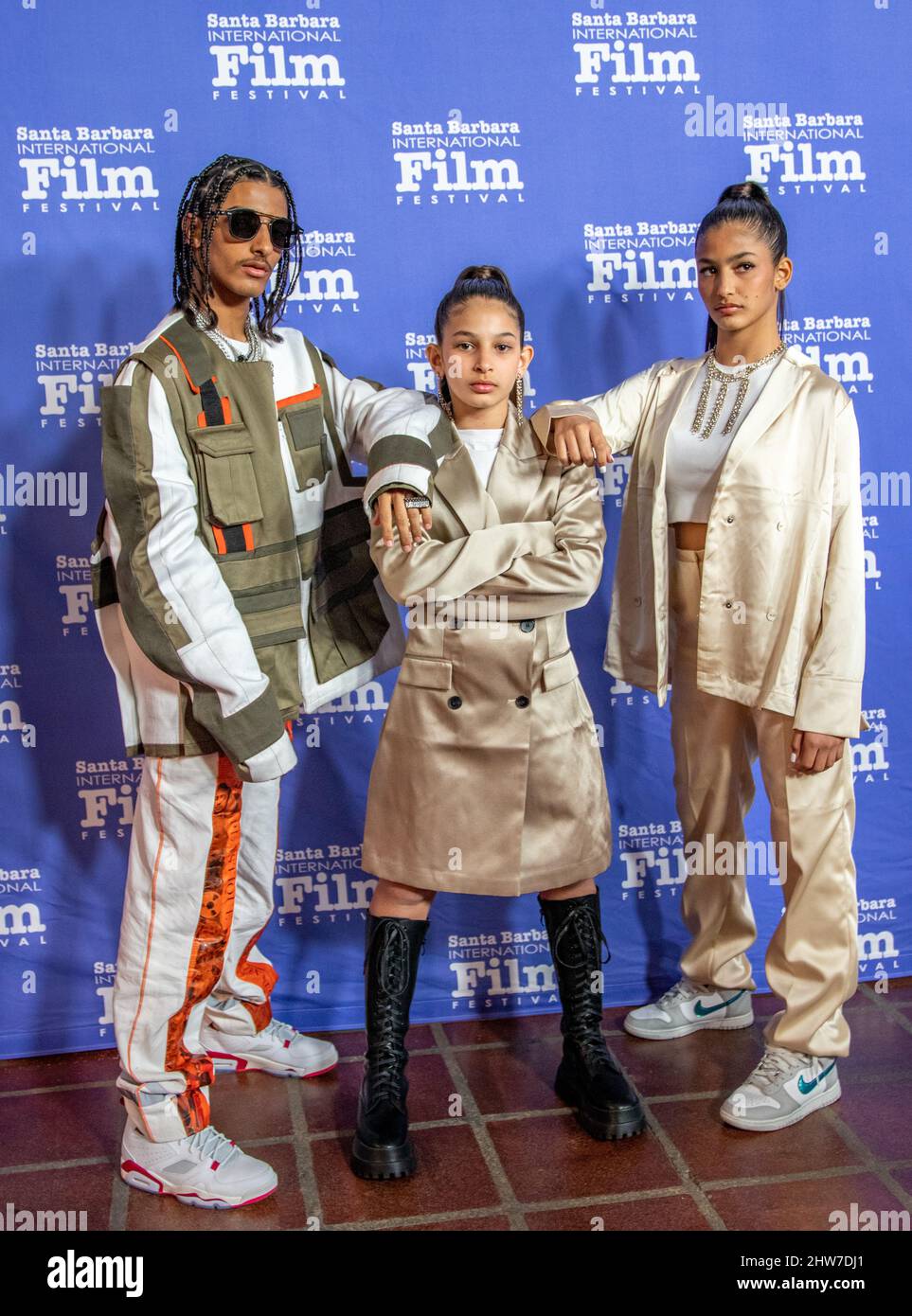 Santa Barbara, USA. 03rd Mar, 2022. Red Carpet arrivals (I-r) Djino ...