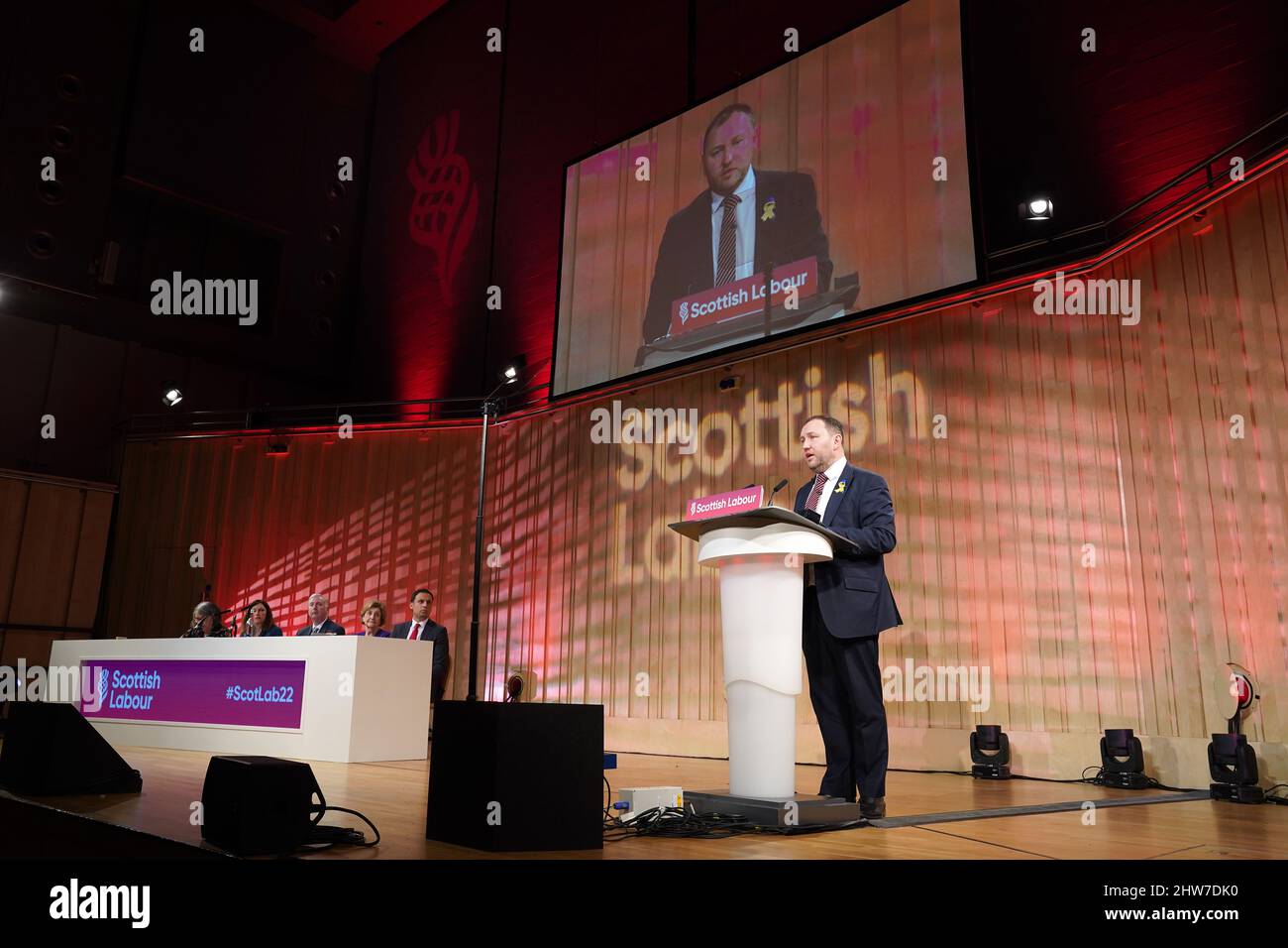 Scottish Labour MP Ian Murray speaking during the Scottish Labour ...