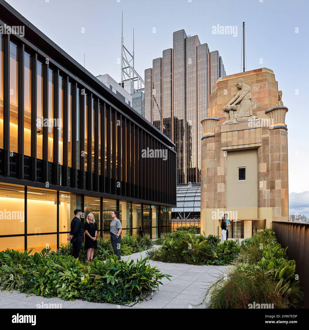 Rooftop pavilion and landscaped terrace addition. 44 Martin Place ...