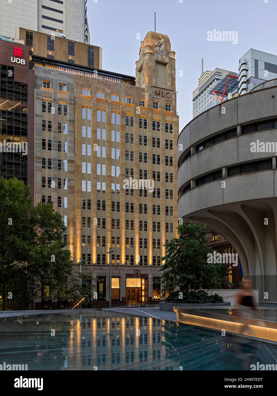 Refurbished main facade. 44 Martin Place, Sydney, Australia. Architect ...