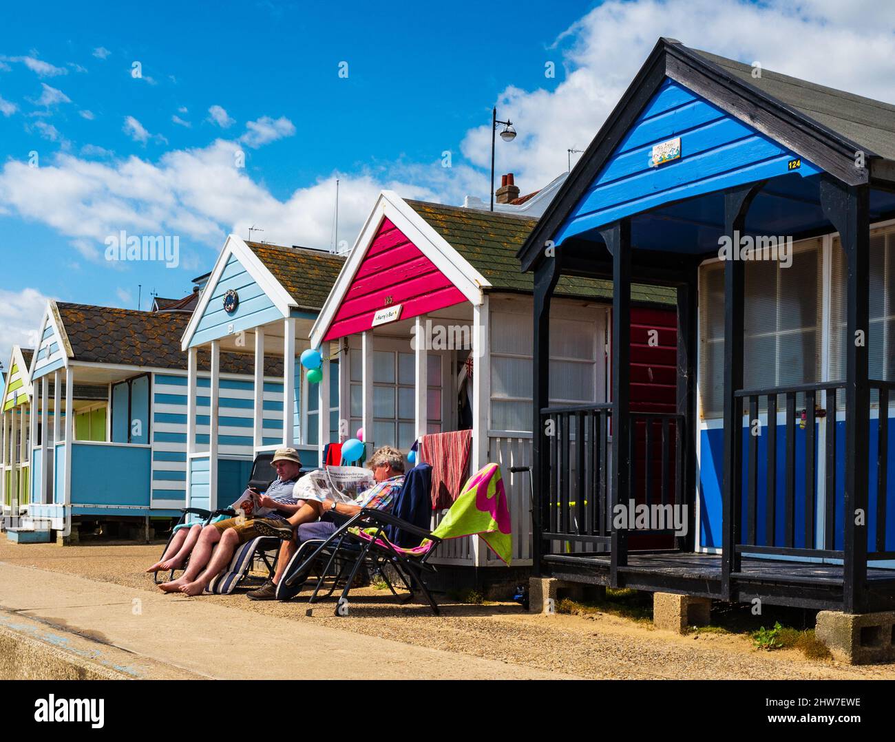 Pastel colours beach house hi-res stock photography and images - Alamy