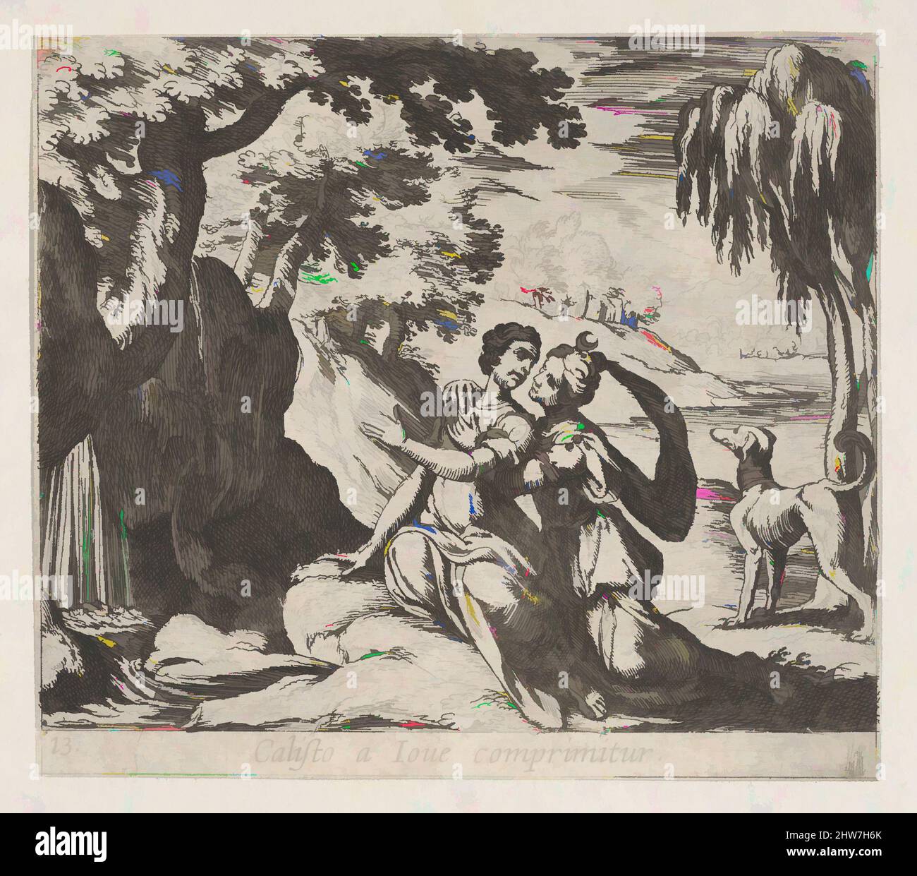 Art inspired by Plate 13:Jupiter and Callisto (Calisto a Iove ...
