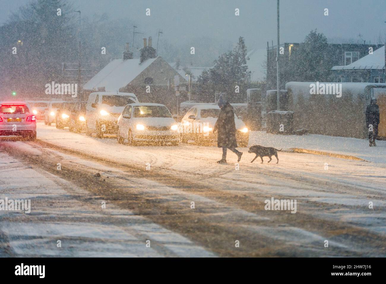 Snowfell scenes from Howdenhall road in Edinburgh Parts of Scotland are ...