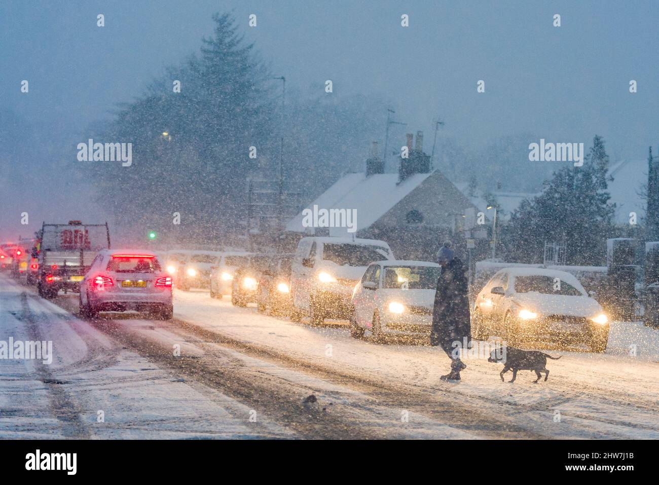 Snowfell scenes from Howdenhall road in Edinburgh Parts of Scotland are ...
