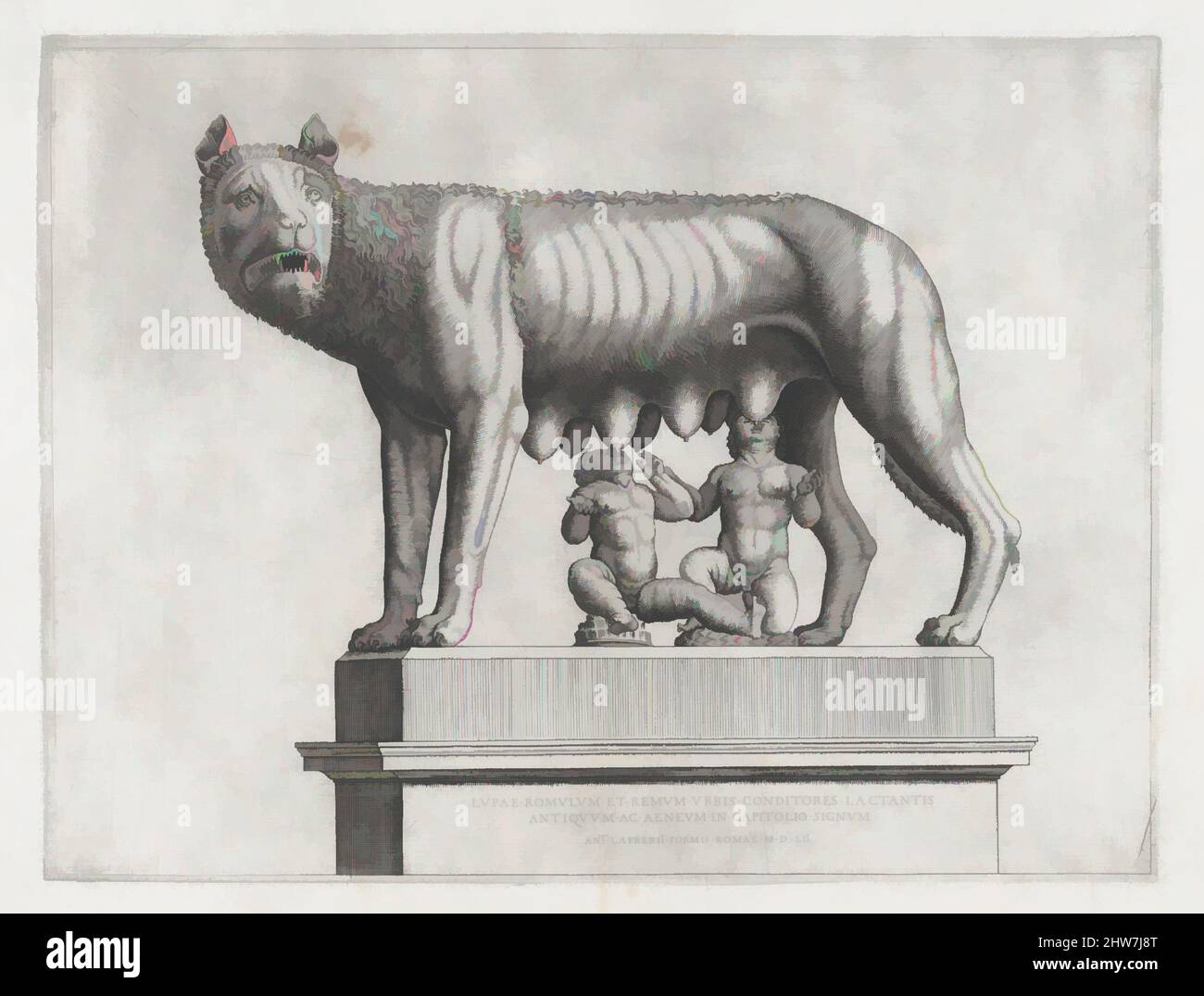 Art inspired by Speculum Romanae Magnificentiae: Romulus and Remus ...