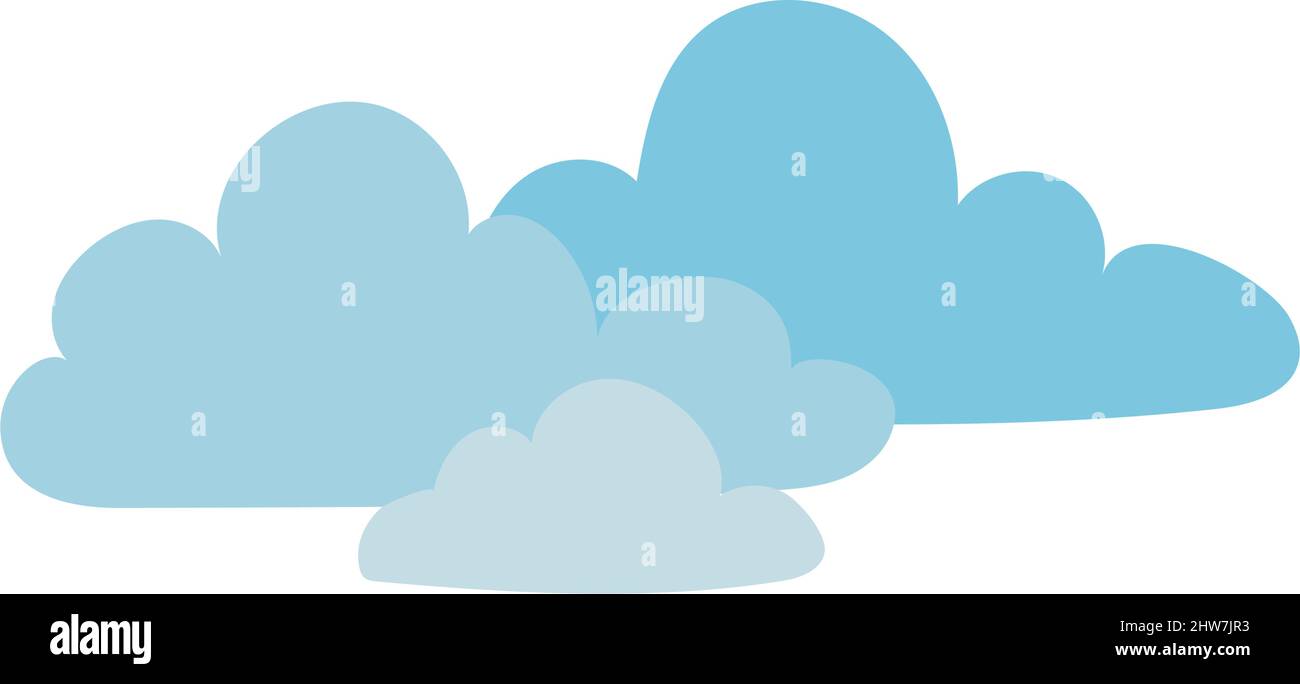 blue clouds design Stock Vector Image & Art - Alamy