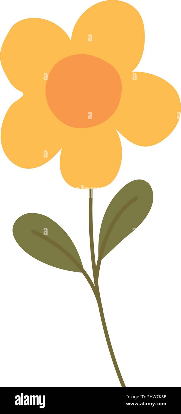 yellow flower design Stock Vector Image & Art - Alamy