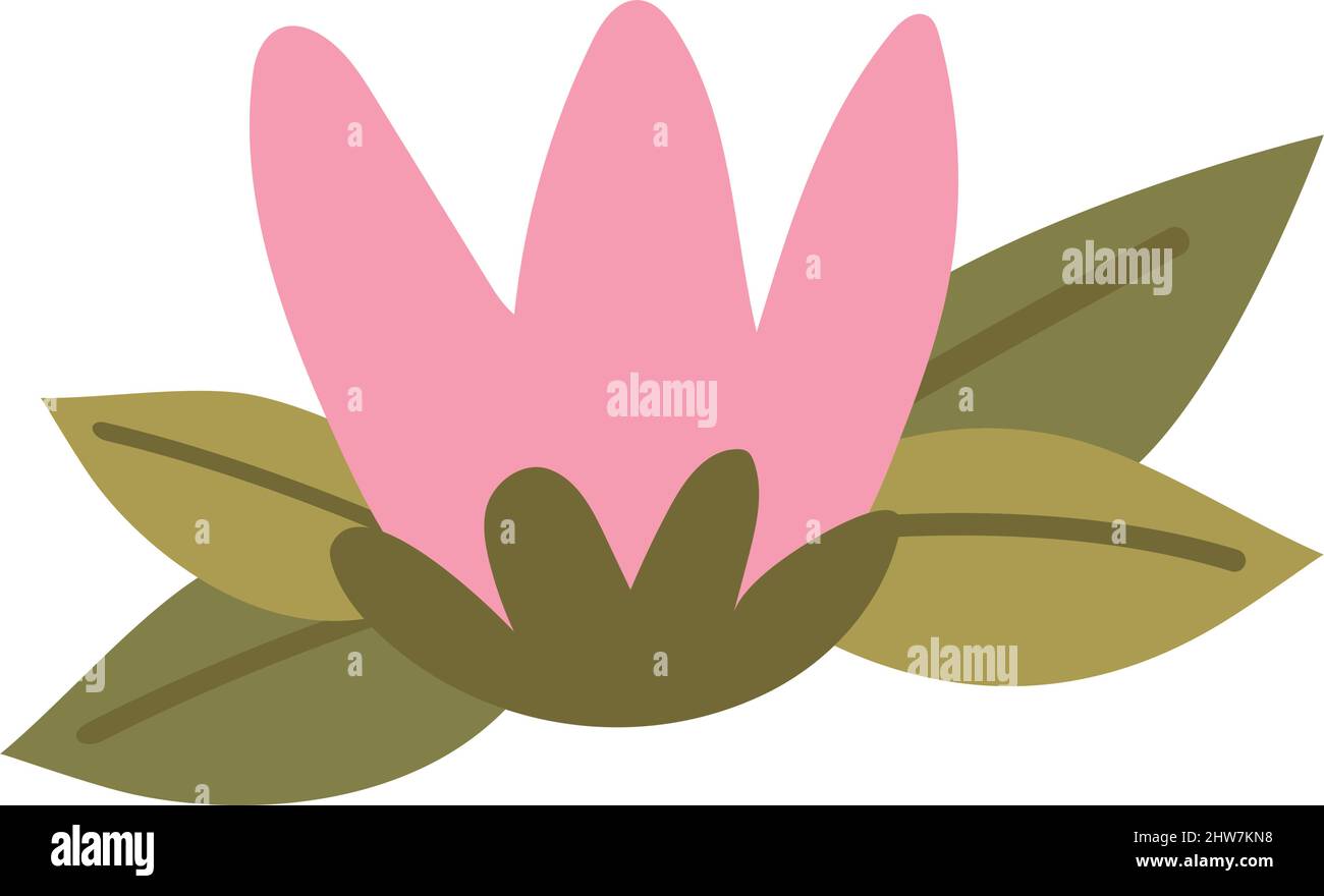 pink flower illustration Stock Vector Image & Art - Alamy