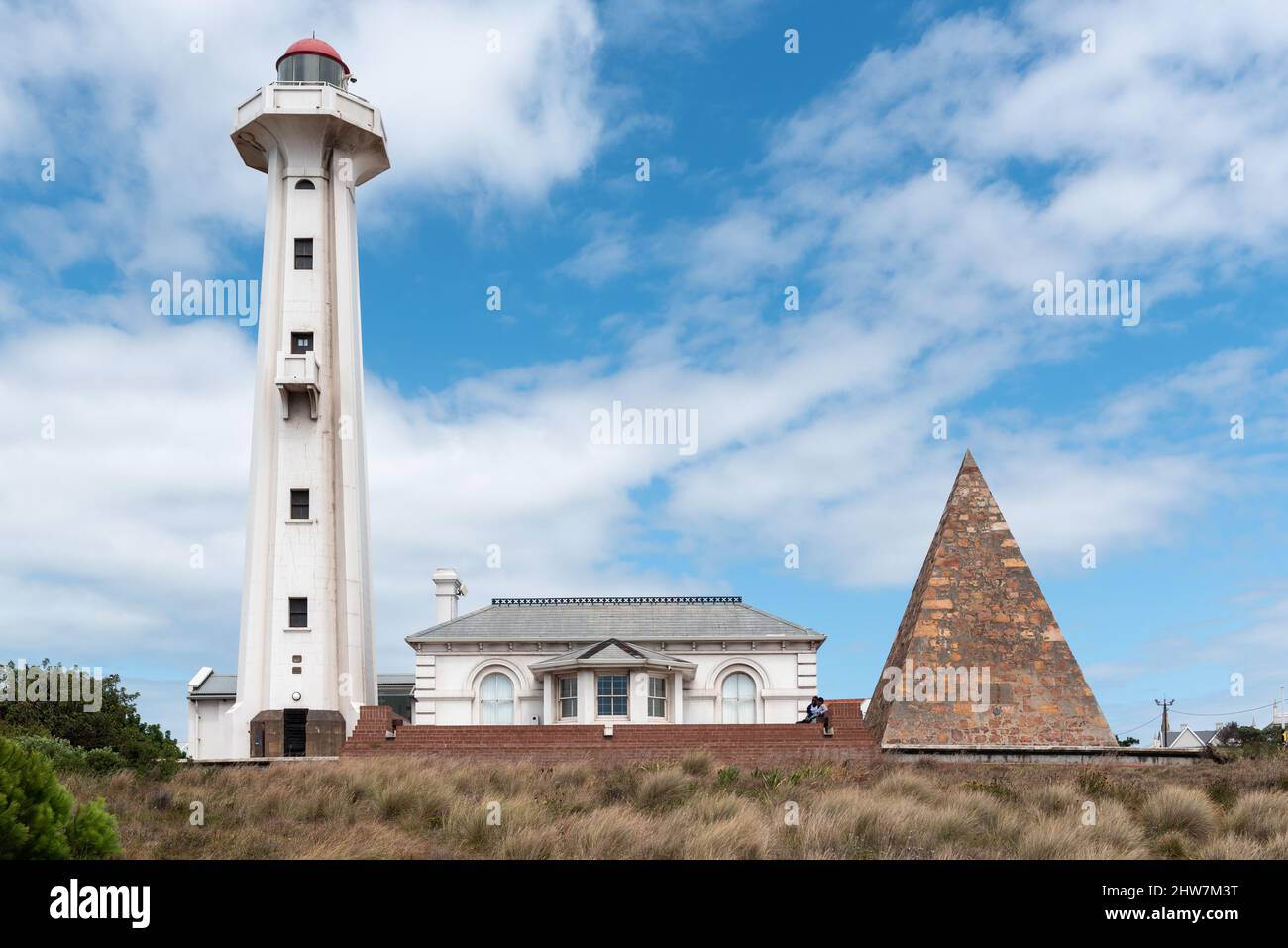 Lighthouse and pyramid, Donkin Reserve, Port Elizabeth/Gqeberha, South ...