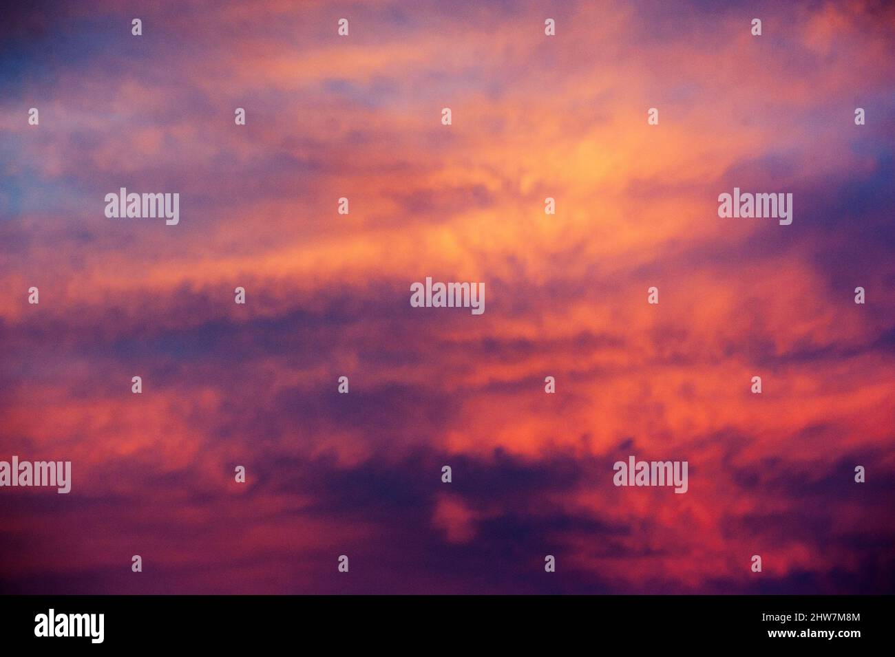 Dramatic, moody sunset sky Stock Photo - Alamy