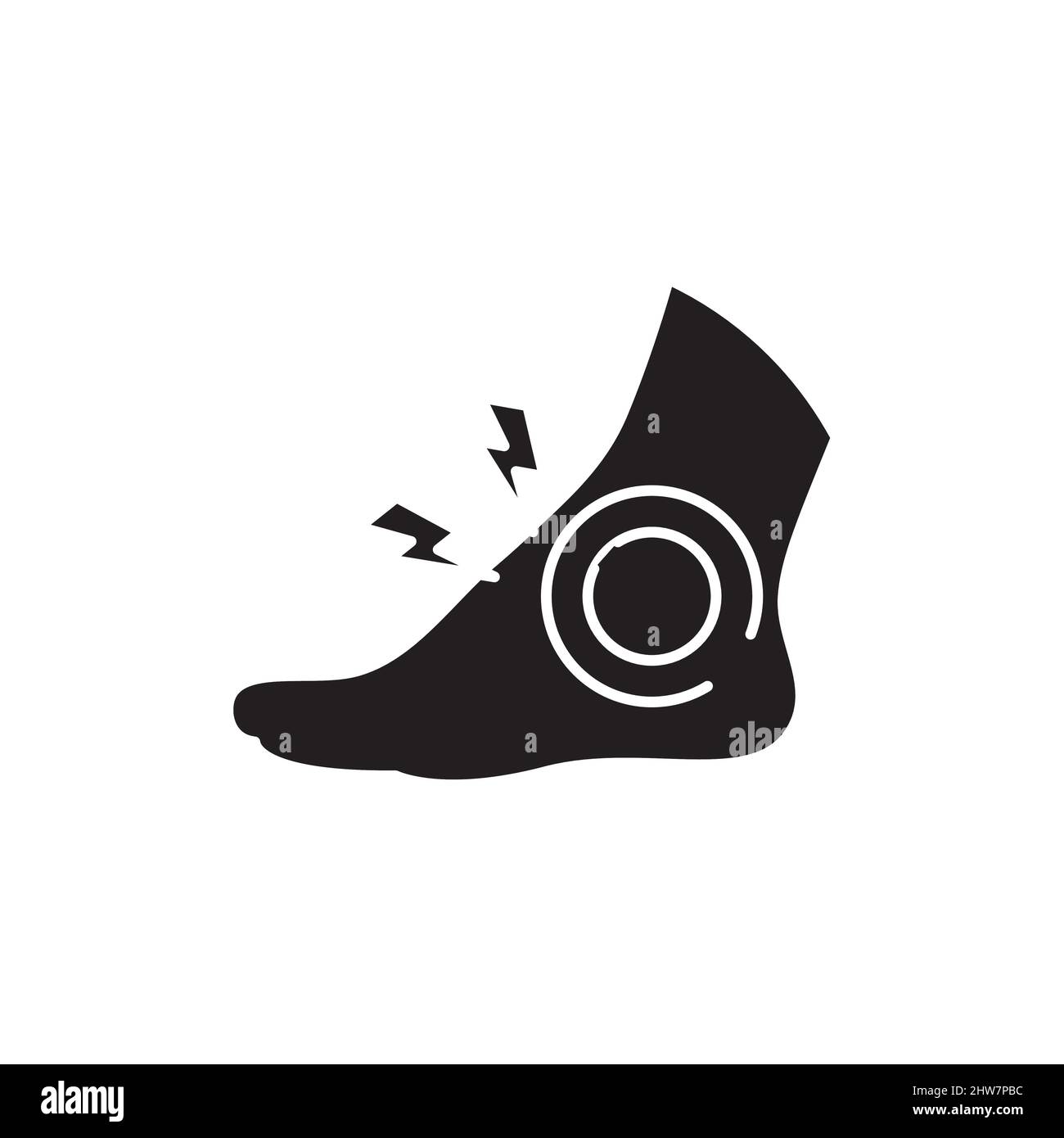 Leg sprain color line icon. Rheumatology. Pictogram for web page ...