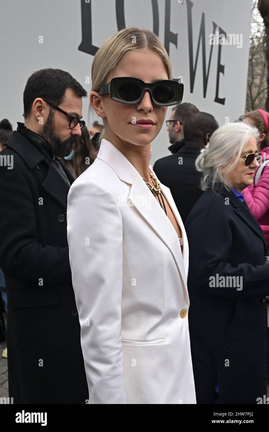 Paris, France. 04th Mar, 2022. Caroline Daur attending the Loewe show ...