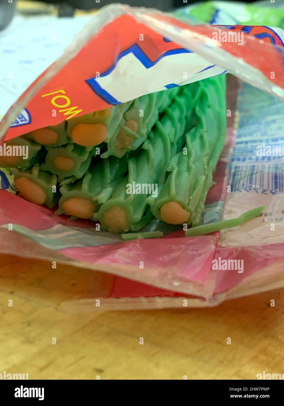 twizzlers licorice candy Key lime filled in the bag . High quality ...