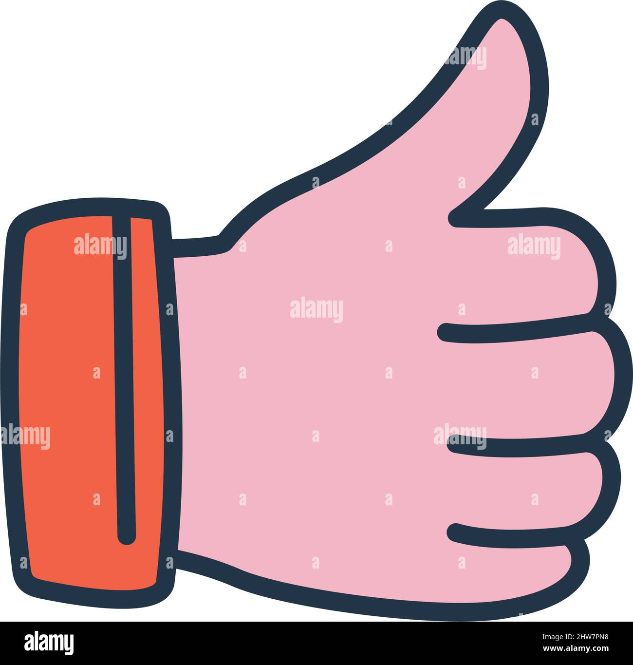 hand with thumb up Stock Vector Image & Art - Alamy