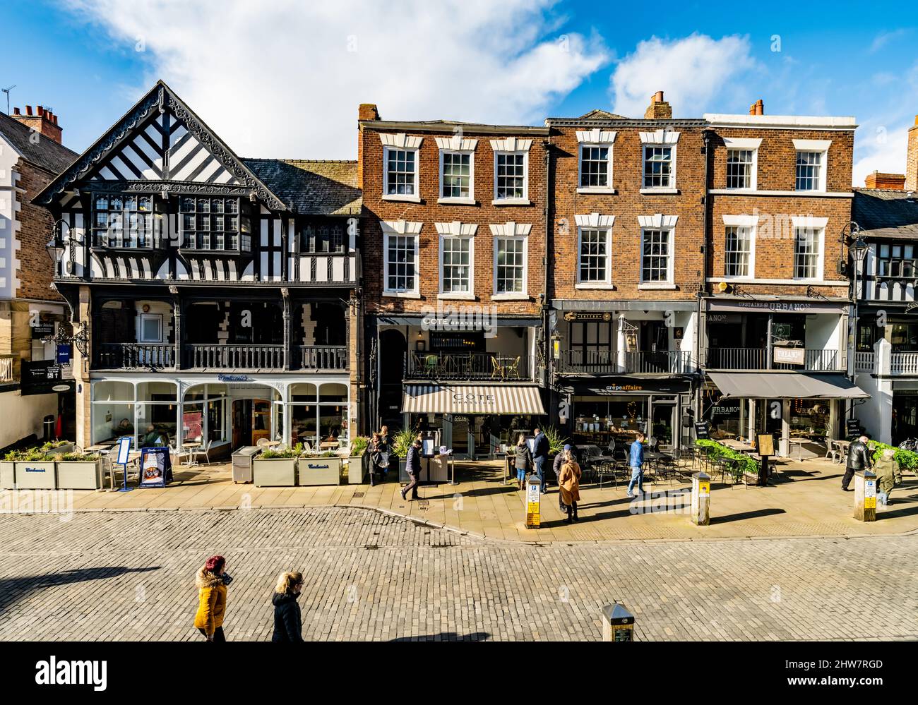 Bridge Street, in the centre of Chester, capital City of Cheshire ...