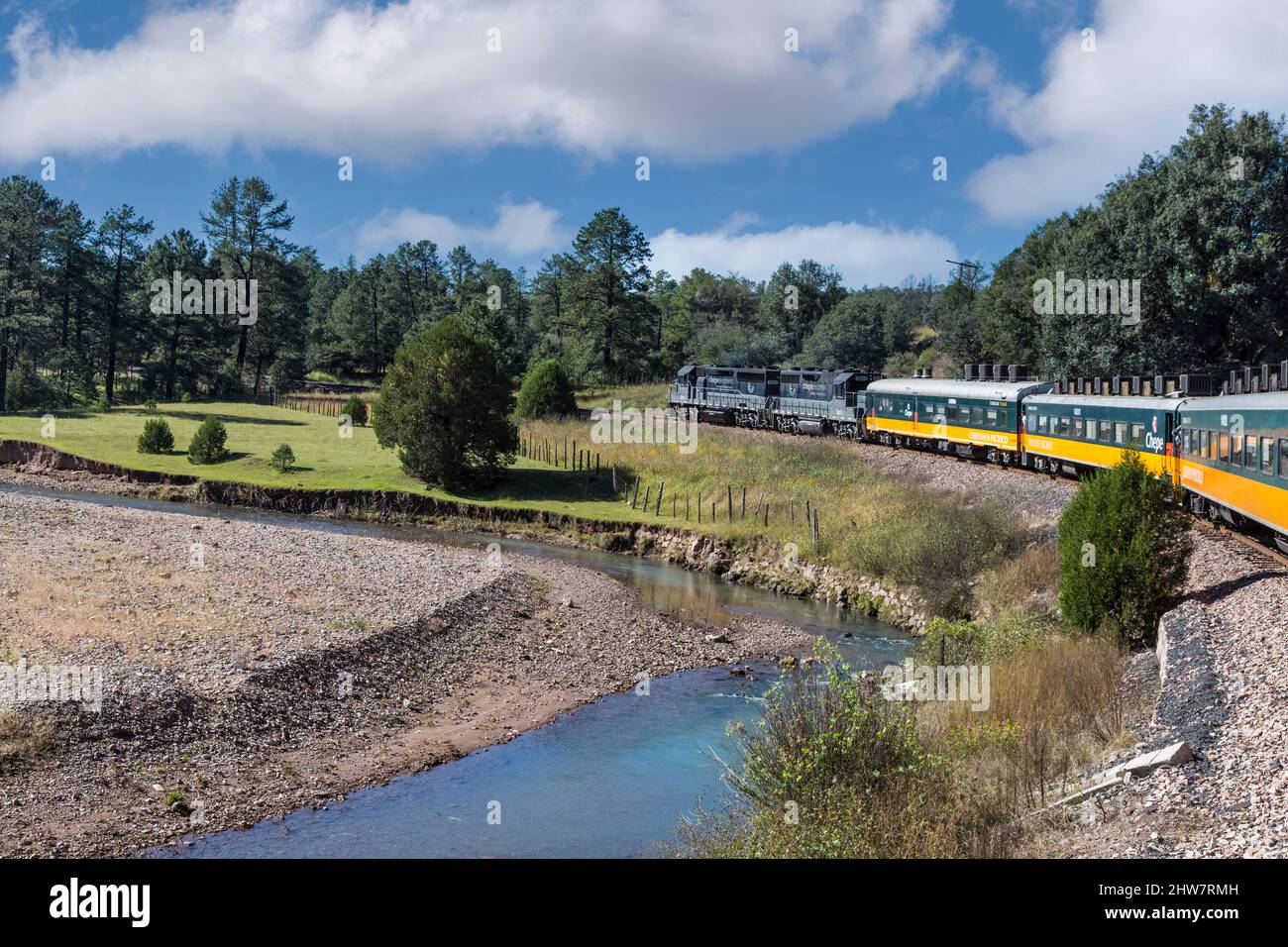 El Chepe Train Views between La Junta and Creel, Chihuahua State ...