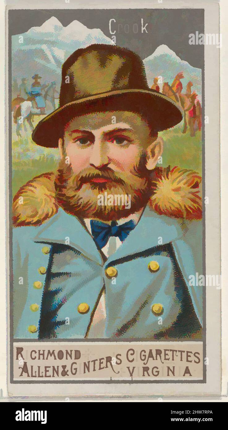 Art inspired by George R. Crook, from the Great Generals series (N15 ...