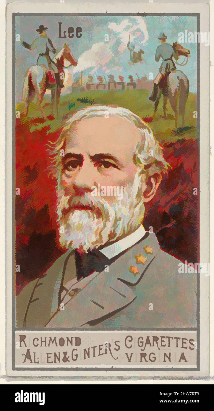 Art inspired by Robert Edward Lee, from the Great Generals series (N15 ...