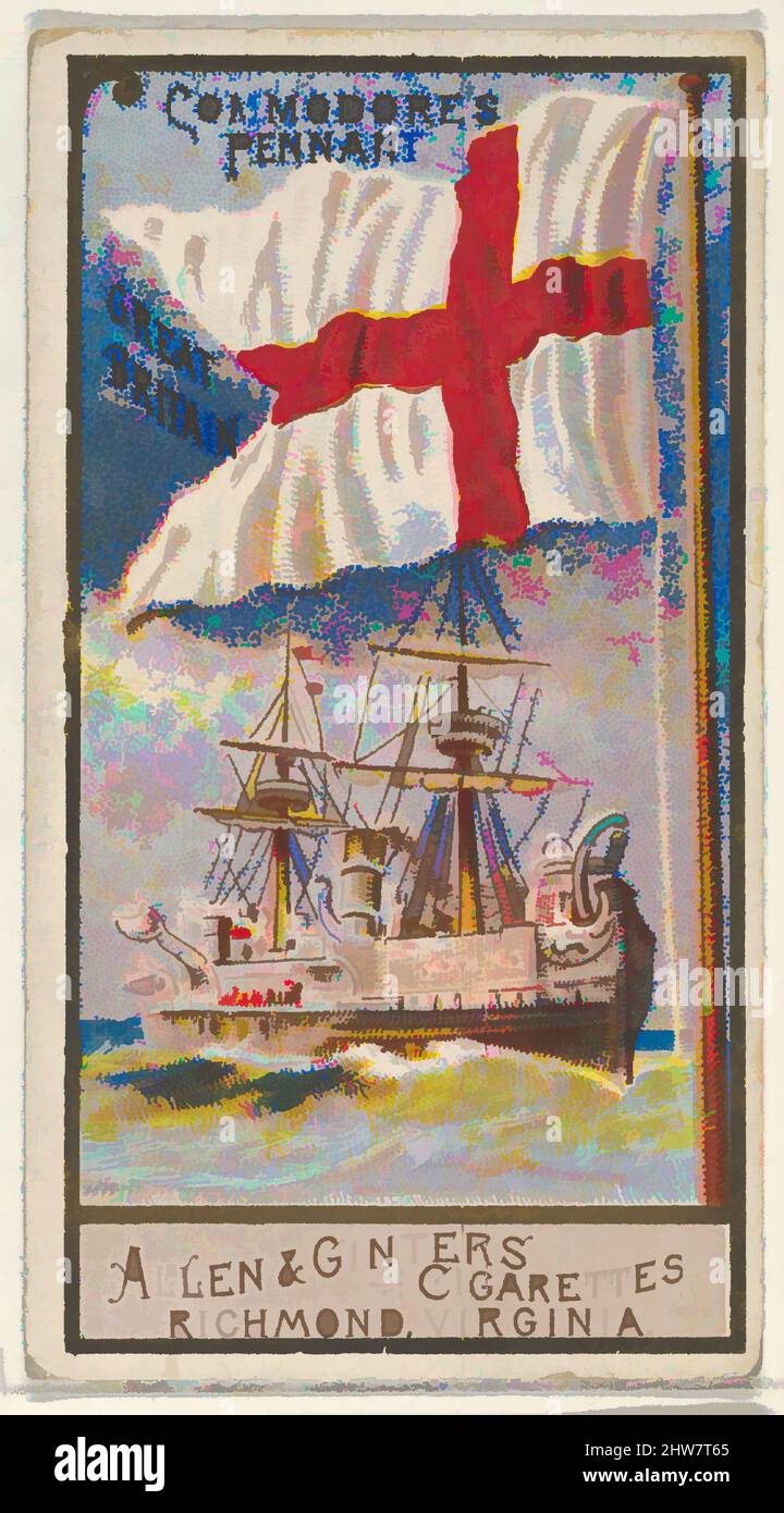 Art inspired by Commodore's Pennant, Great Britain, from the Naval ...