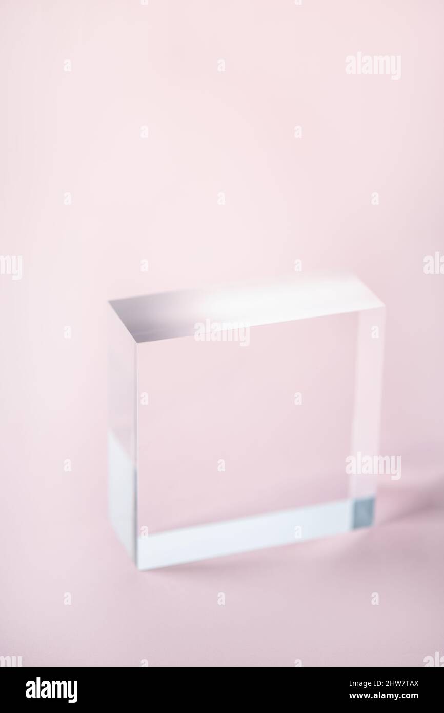 Acrylic Solid Display Block Stock Photo - Alamy