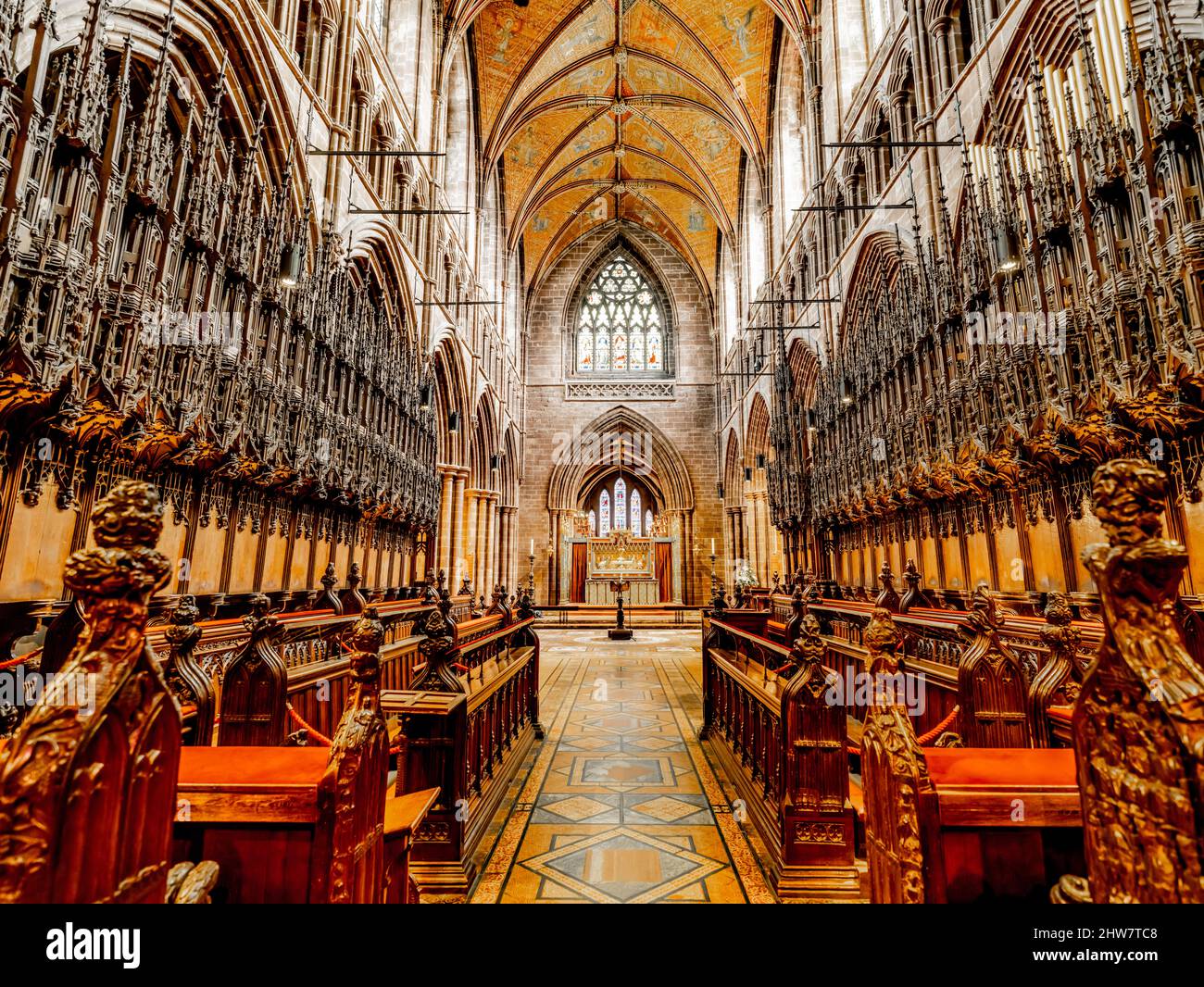 Choir chester cathedral cathedral church hi-res stock photography and ...