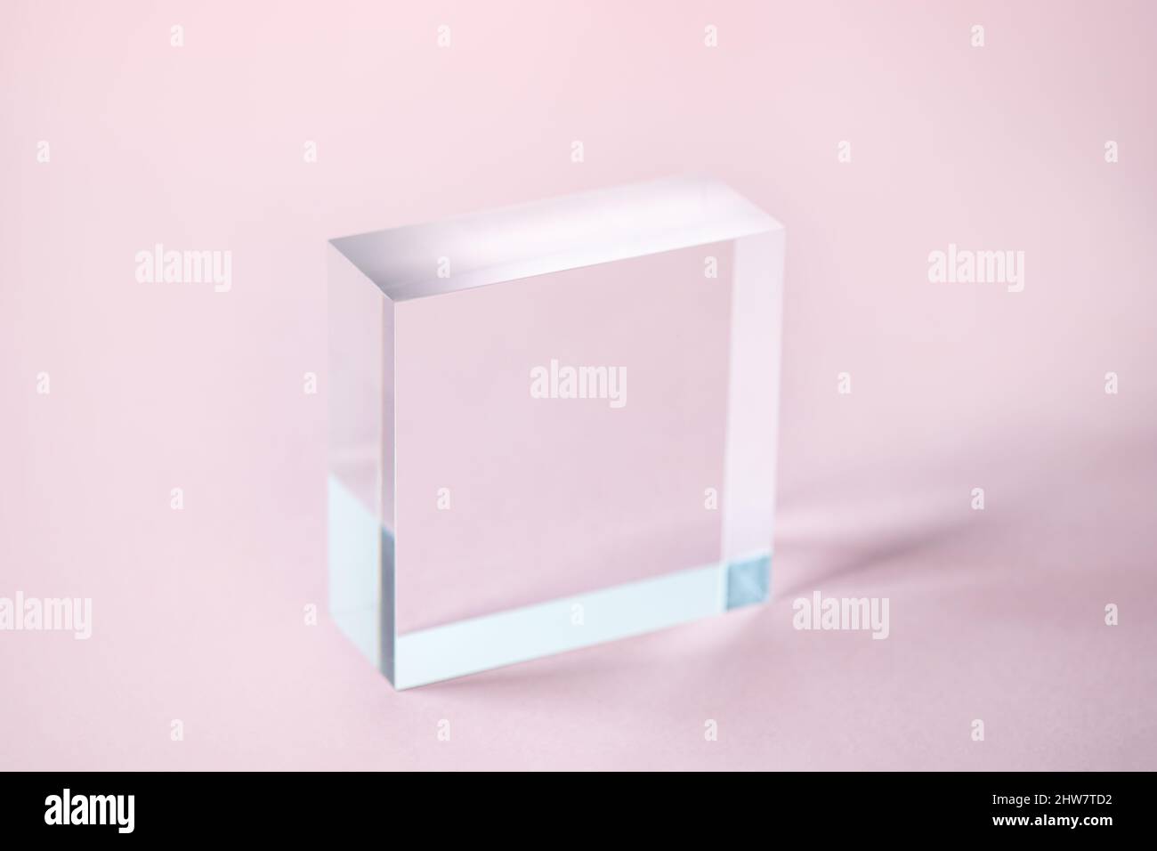 Acrylic Solid Display Block Stock Photo - Alamy