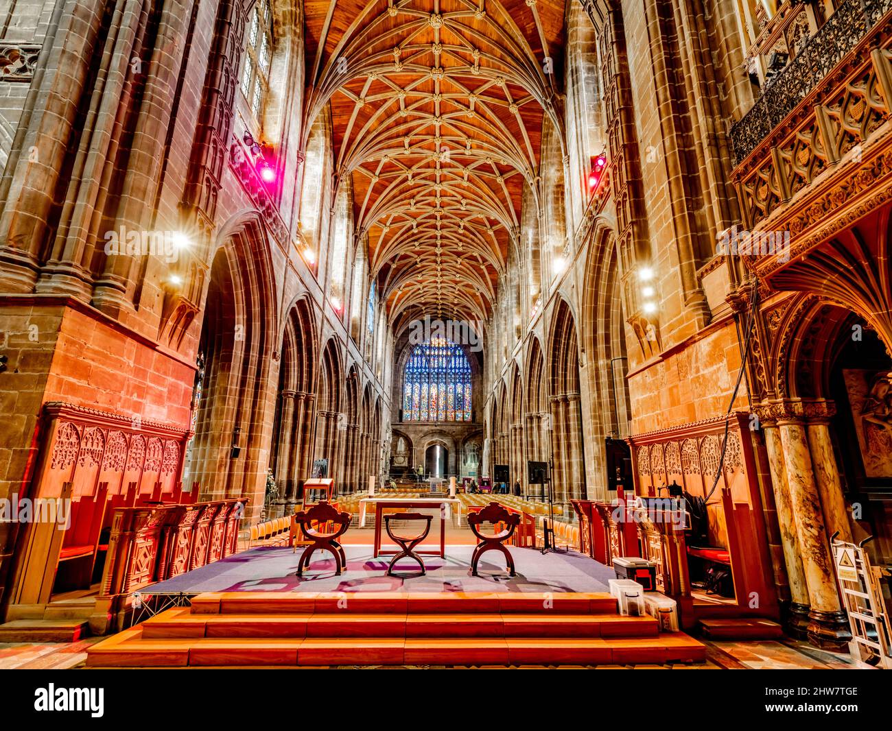 The Nave within Chester Cathedral, the Nave is the central and principl ...