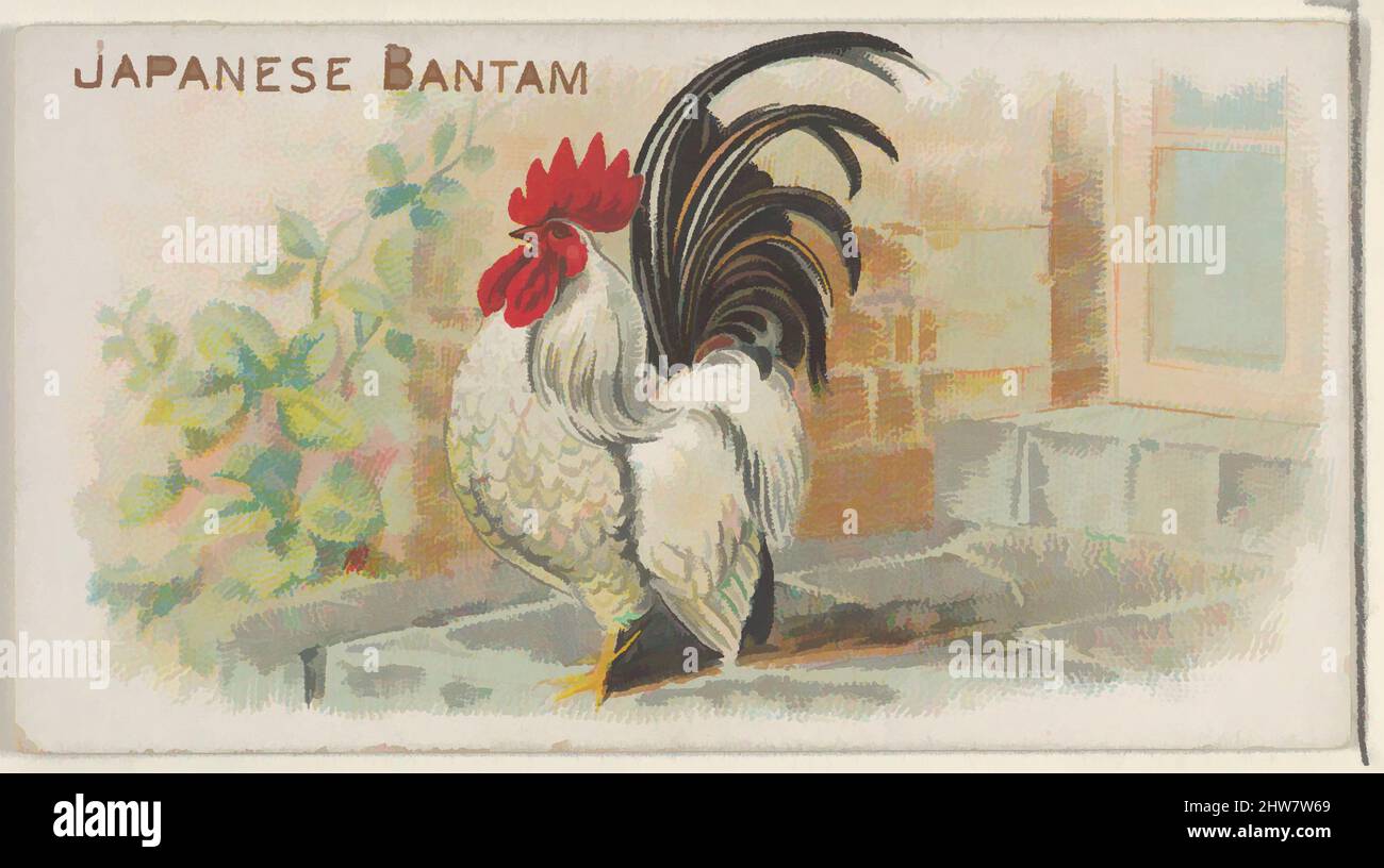 Art inspired by Japanese Bantam, from the Prize and Game Chickens ...