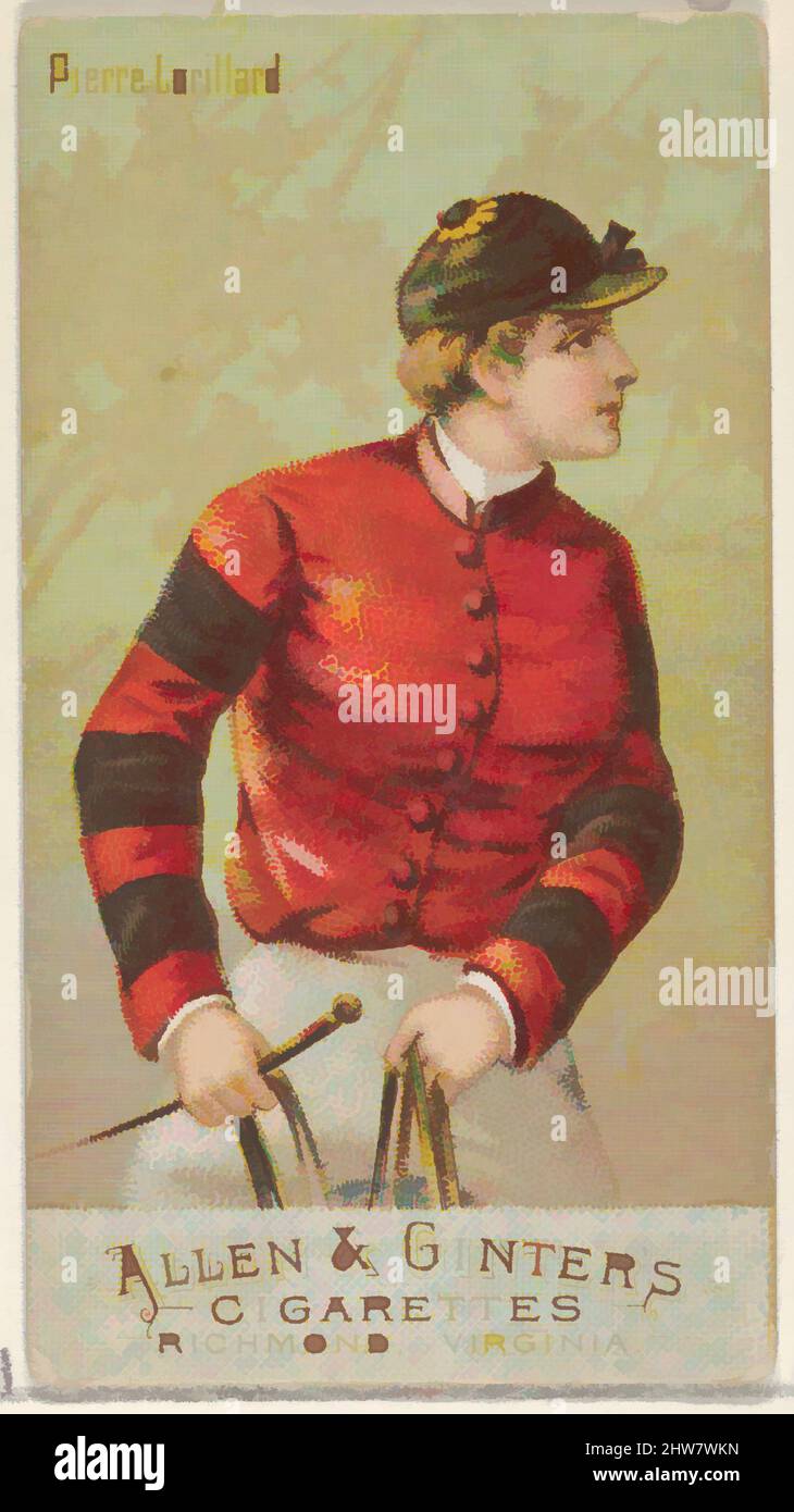 Art inspired by Pierre Lorillard, from the Racing Colors of the World ...