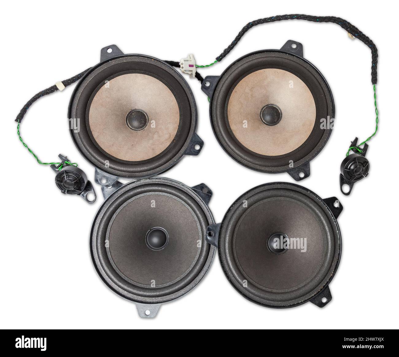 Speaker of an acoustic system an audio for playing music in a car ...