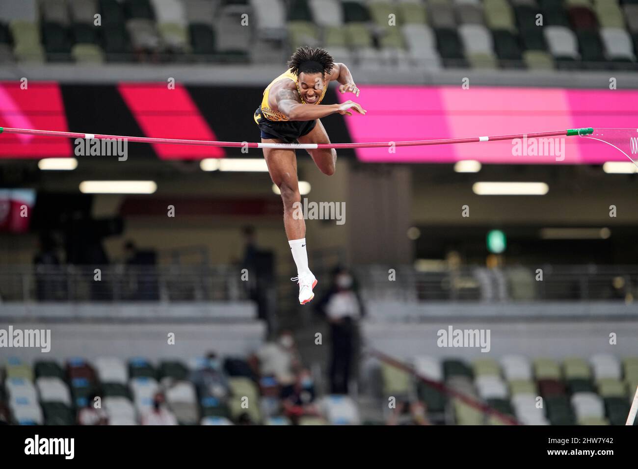 Bo Kanda Lita Baehre participating in the Tokyo 2020 Olympics in the ...